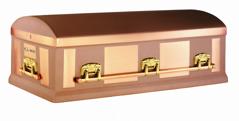 Solid Copper 12 Gauge Vault | Evans Burial Vaults